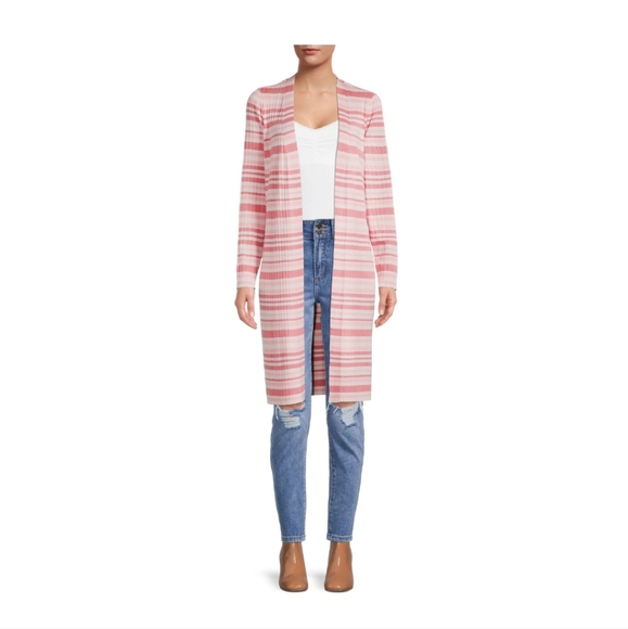 Time and Tru | Sweaters | New With Tags Pink Duster | Poshmark